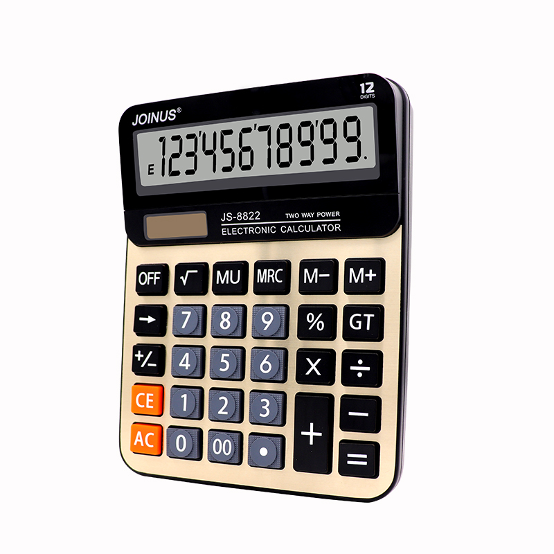 Wholesale 12 Digit Dual Power Calculator Cute Design & Metal Panel ...