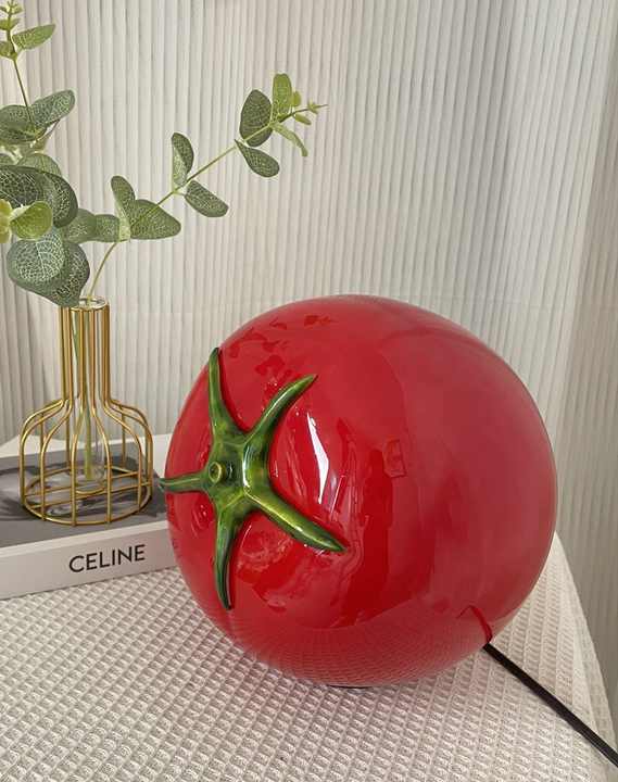 Modern Glass Tomato LED Night Table Lamp for Bedroom | Wholesale