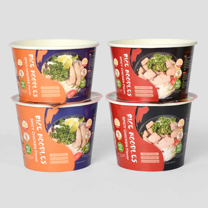 Custom Noodles Instant Cup - Durable, Disposable, and Customizable