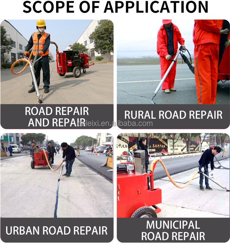 Highway pavement maintenance asphalt pavement crack sealing machine 60L ... Highway pavement maintenance asphalt pavement crack sealing machine 60L ...