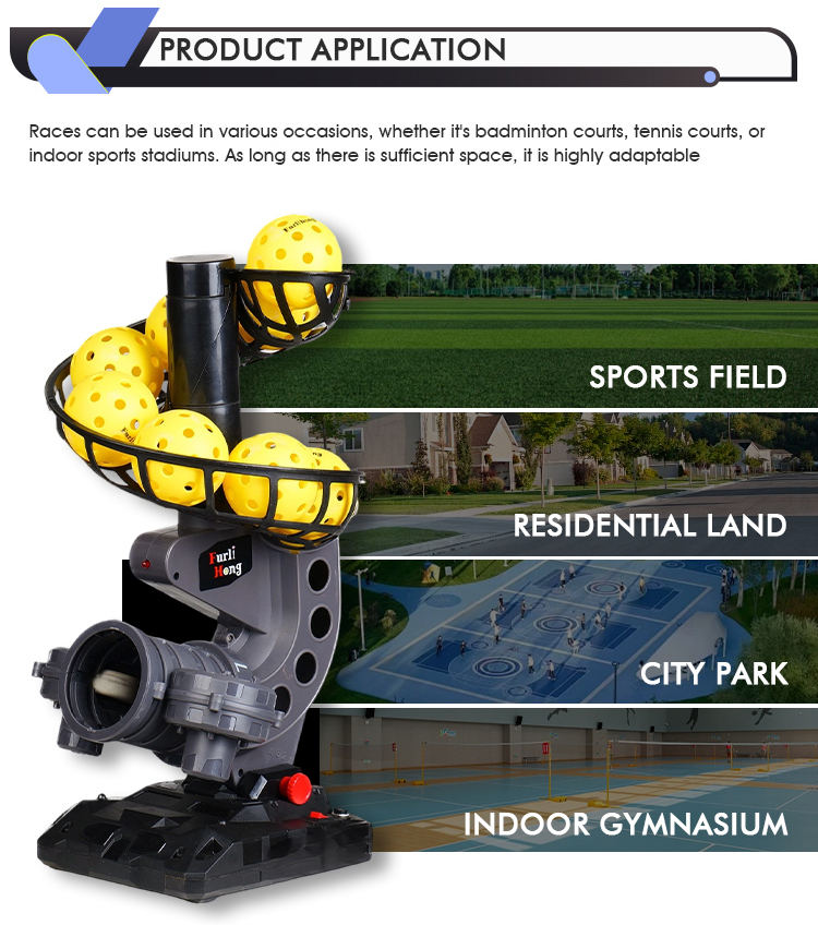 Auto Adjustable Trajectory Pickleball Serving Machine Automatic Swing ...