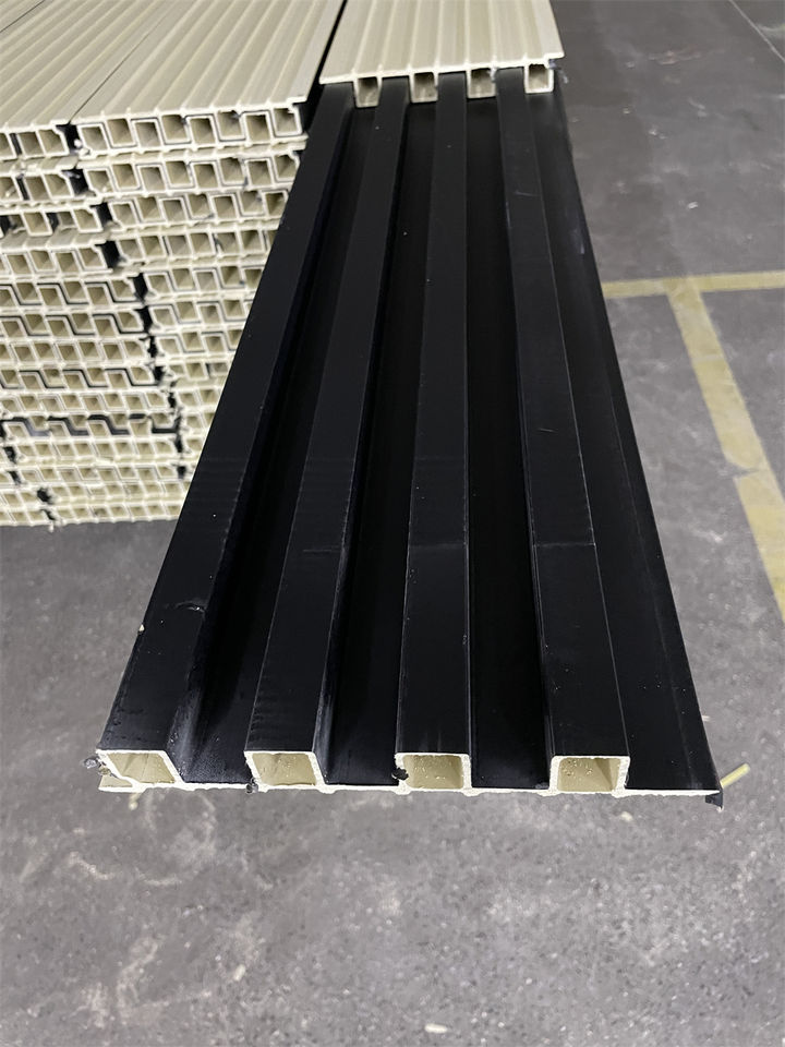 Grooved Grating Wood Plastic Composite Fluted WPC Wall Panel Indoor and ...