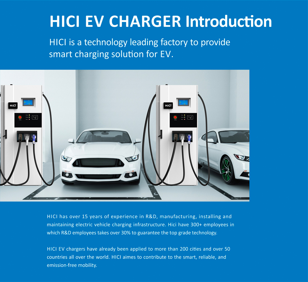 HICI 2023 Wallbox 7kw 11kw 22kw EV Charger - Fast Car Charging