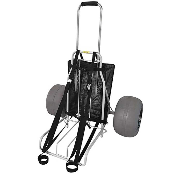 Custom Sand Trolley - Foldable Beach Cart with Balloon Wheels
