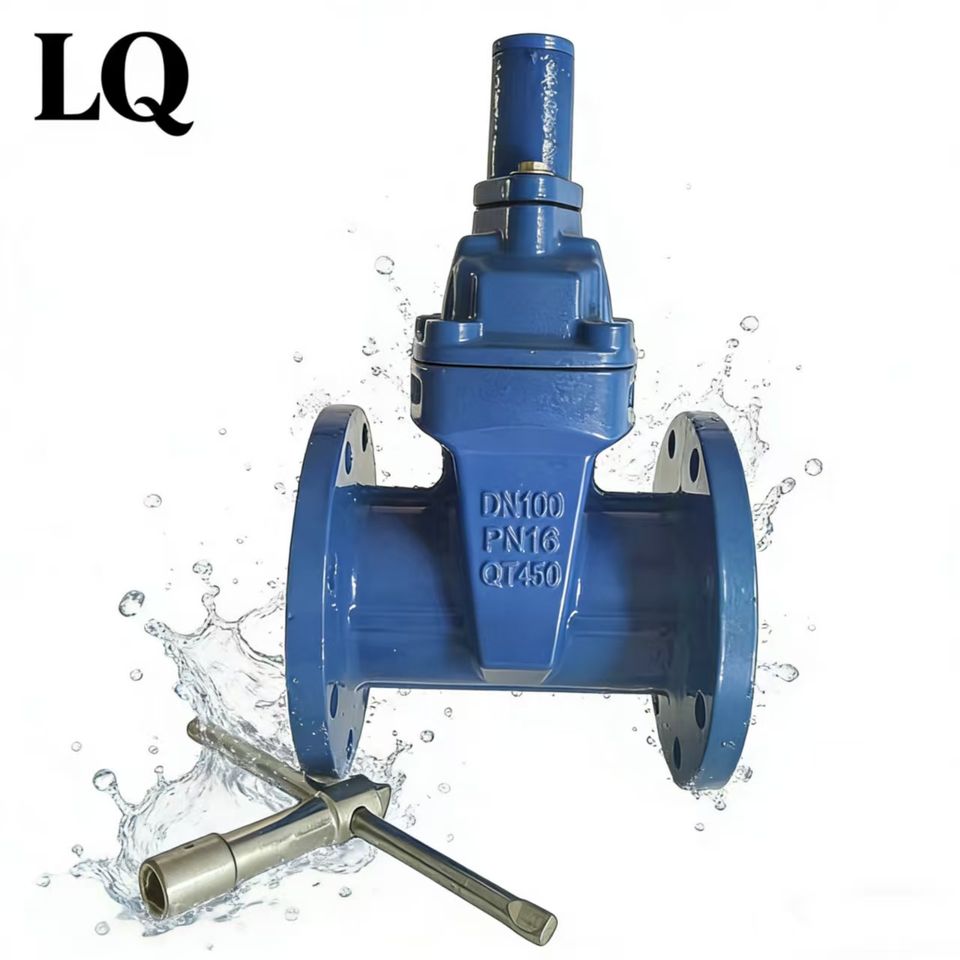 Ductile Iron Magnetic Lock Gate Valve with Water Medium Encryption Anti ...