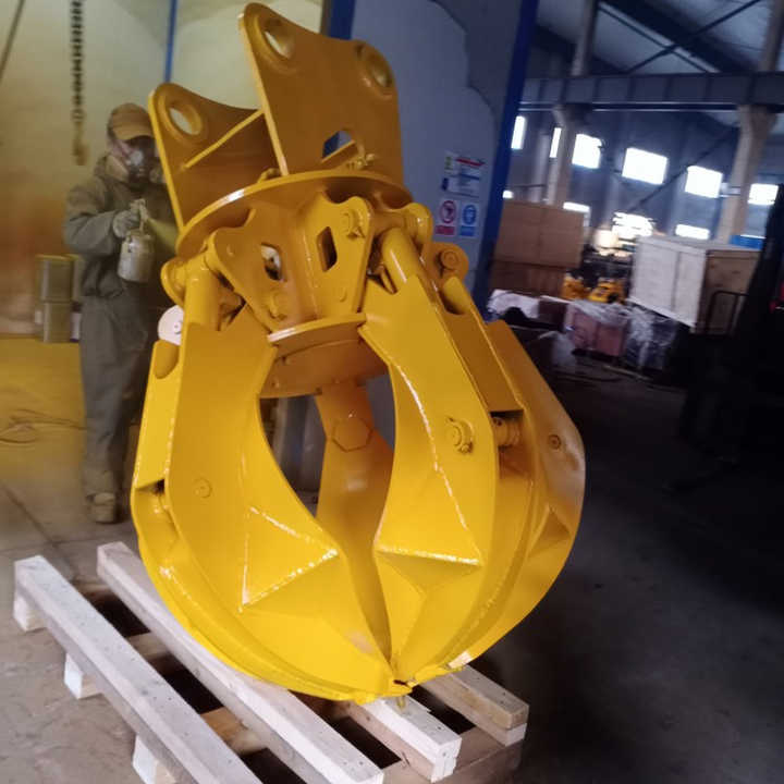 Excavator Demolition Grip for Steel Concrete and Debris Handling ...