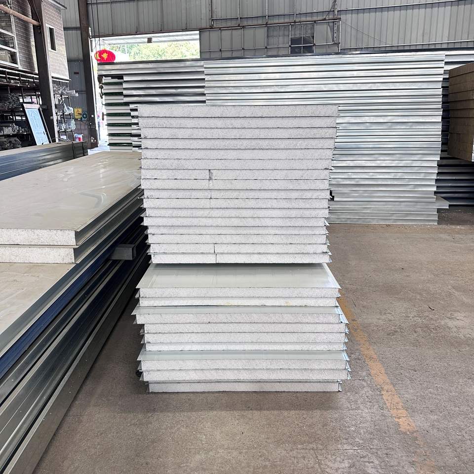 EPS Sandwich Panel, Color Metal Surface, Weatherproof Thermal ...
