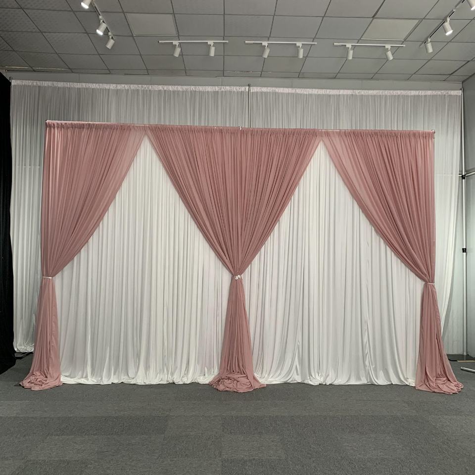 Wintina Modern Wedding Arch Drape Elegant Spandex Backdrop Curtain for ...