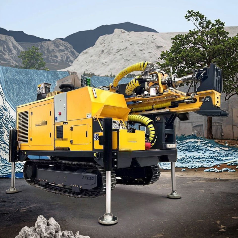 New Condition Portable Diesel Rotary Geotechnical Core Sample Drill Rig ...