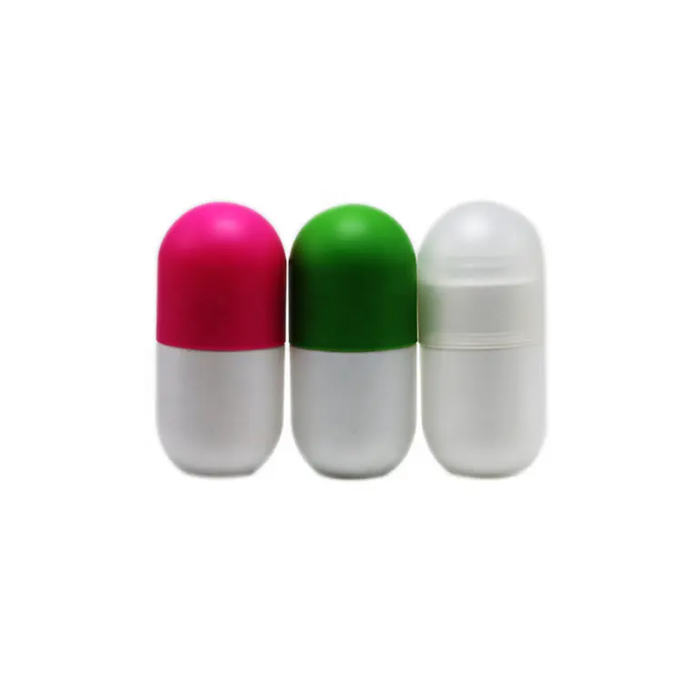 180ml HDPE Capsule Shaped Screw Cap Screen Printed Pill Tablet Plastic ...