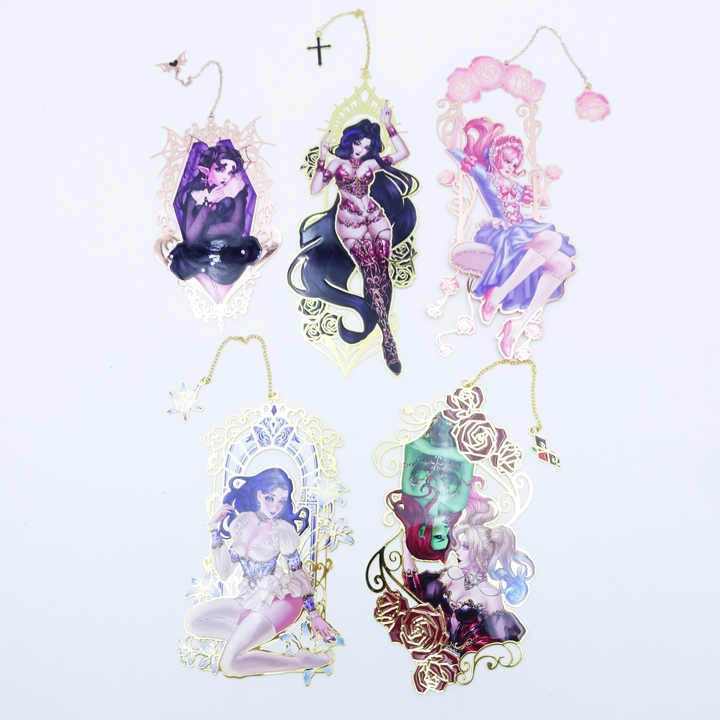 Cartoon Bookmark Custom Personalized Anime Design Brass Metal Bookmark ...