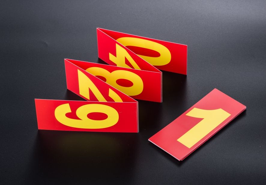 Flip Numbers/Supermarket Price Sign Ticket Board for Retail Shop ...