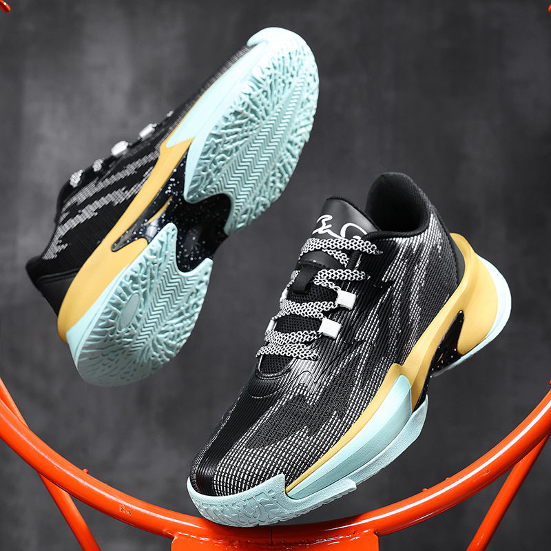 KS High Upper Basketball Shoes for Men-Breathable Anti-Slip Outdoor ...