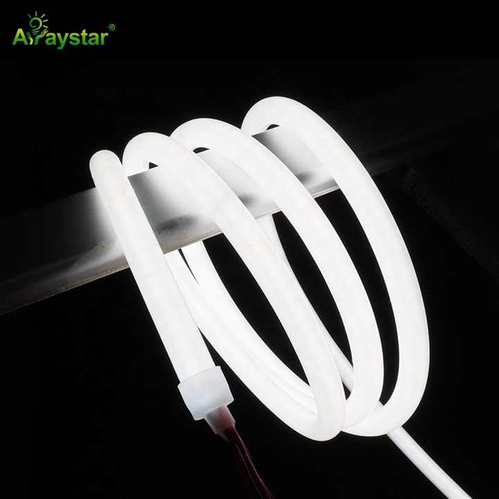 360 Degree Emitting LED Neon Strip Waterproof Slim 10mm round Diameter ...