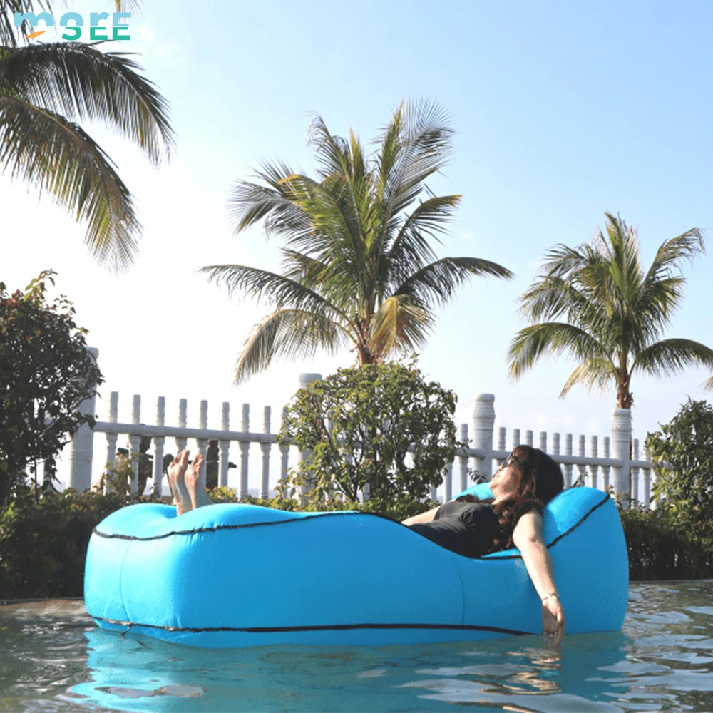Inflatable beach air bed store