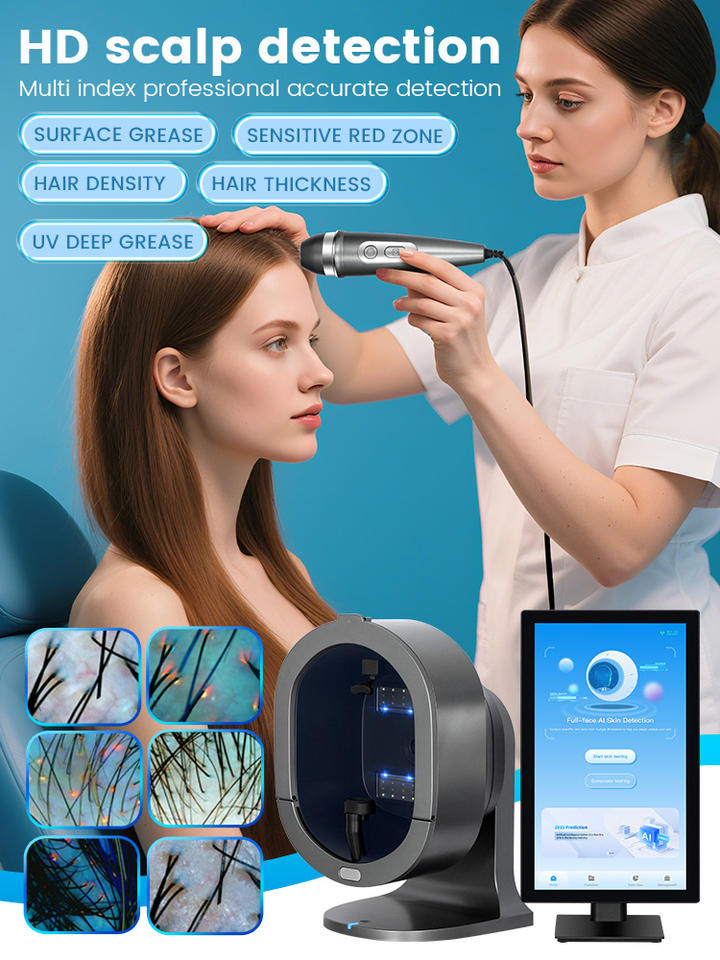 Portable Multi-Purpose AI 3D Digital Skin Analyzer with Moisture ...