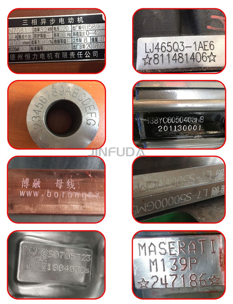 Pneumatic dot peen marking machine Eetal nameplate engraving machine ...