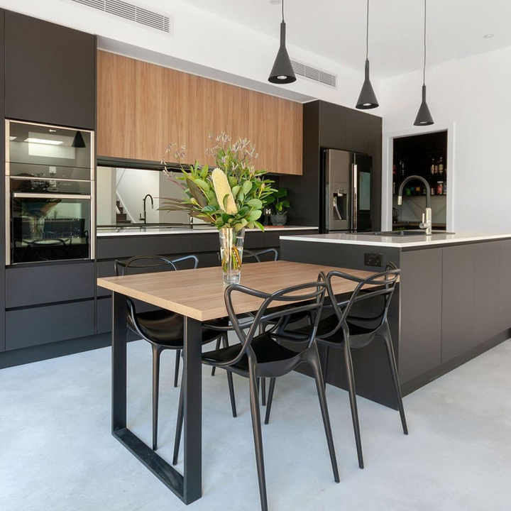 Shop Our Black Matt Lacquer Kitchen Cabinets - Modern & Stylish