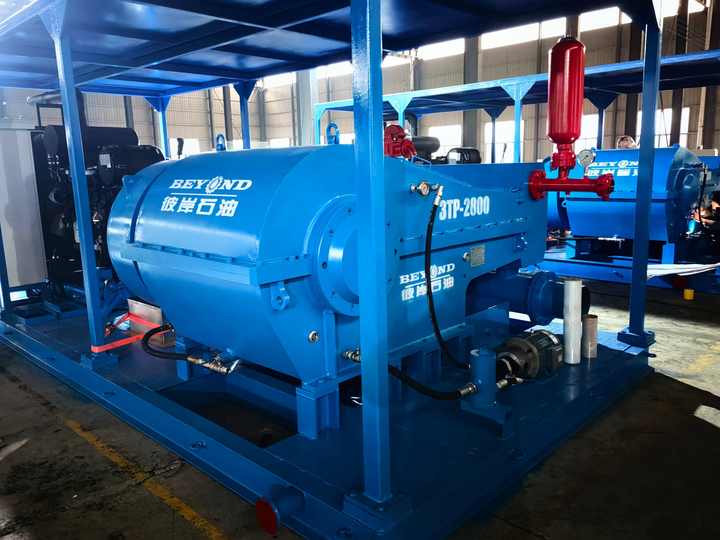 HDD-2000 Triplex Single-Action Hydraulic Mud Pump - 16MPa High-Pressure ...