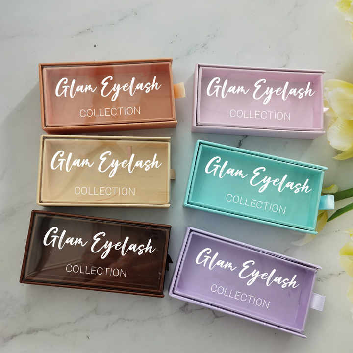 Lashbox Luxury Nude Pull Out Eyelash Box Lash Packaging Drawer Boxlash ...