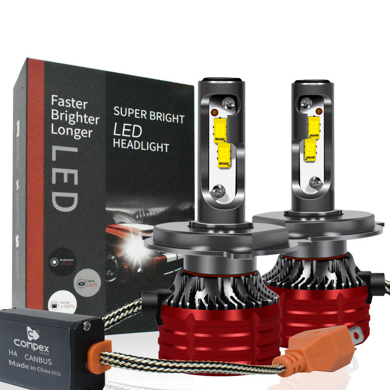 Conpex OEM 12V Csp Chip 32W 3200LM Led Headlight Fan Cooling H1 H4 H11 ...