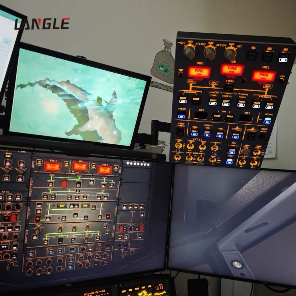 Aluminum Built Airbus A320 Flight Simulator Top Panel Professional ...