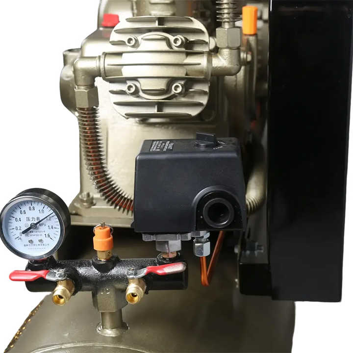 4HP Portable Piston Compressor diesel Engine Power Belt Driven air ...