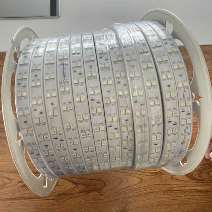 220V Waterproof SMD 5050 RGB LED Strip - 100m/roll for Room Decoration