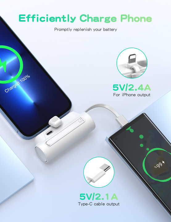 IMENSO Wholesale power bank with 5000 mAh capacity Portable power bank ...