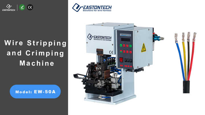 Wire Stripping and Crimping Machine EW-50A 1.5T- 3T Crimping Force ...