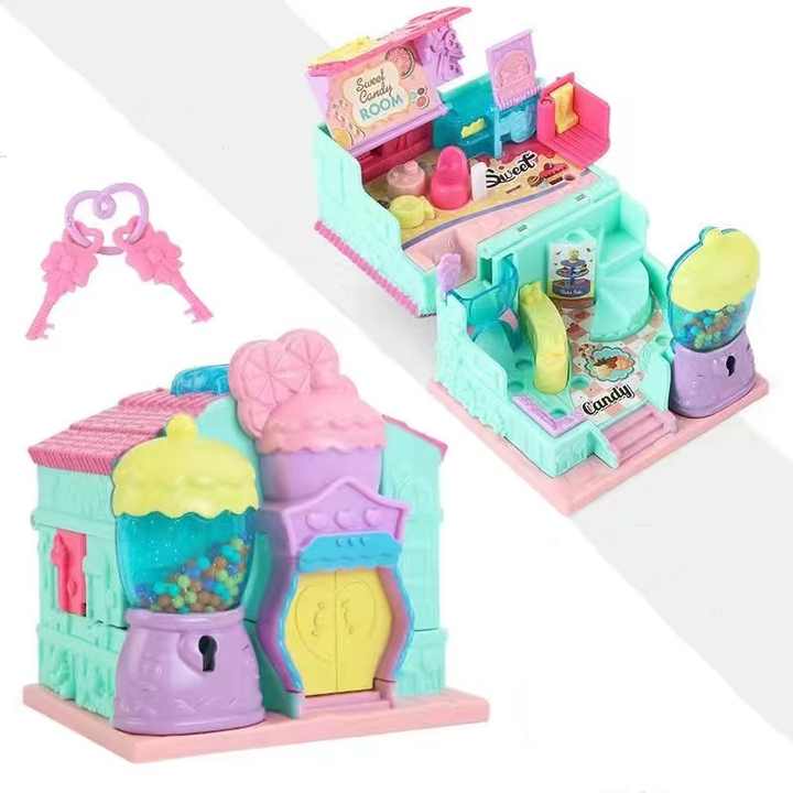 Mini 3D Folding Children Surprise Themed Game House With Music and ...