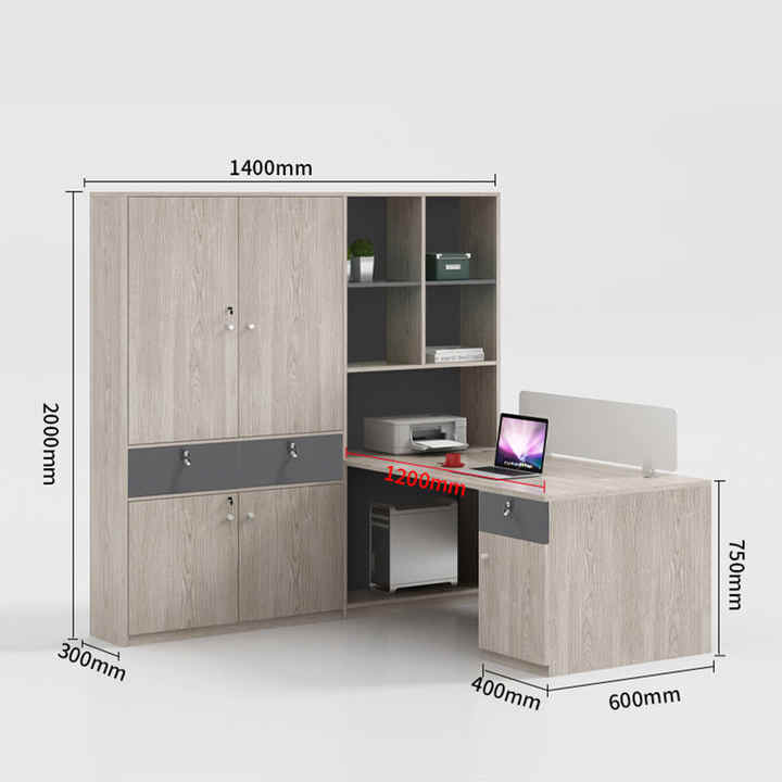 Modern Modular Office Desk Modular Office Workstation Table 4 Person ...