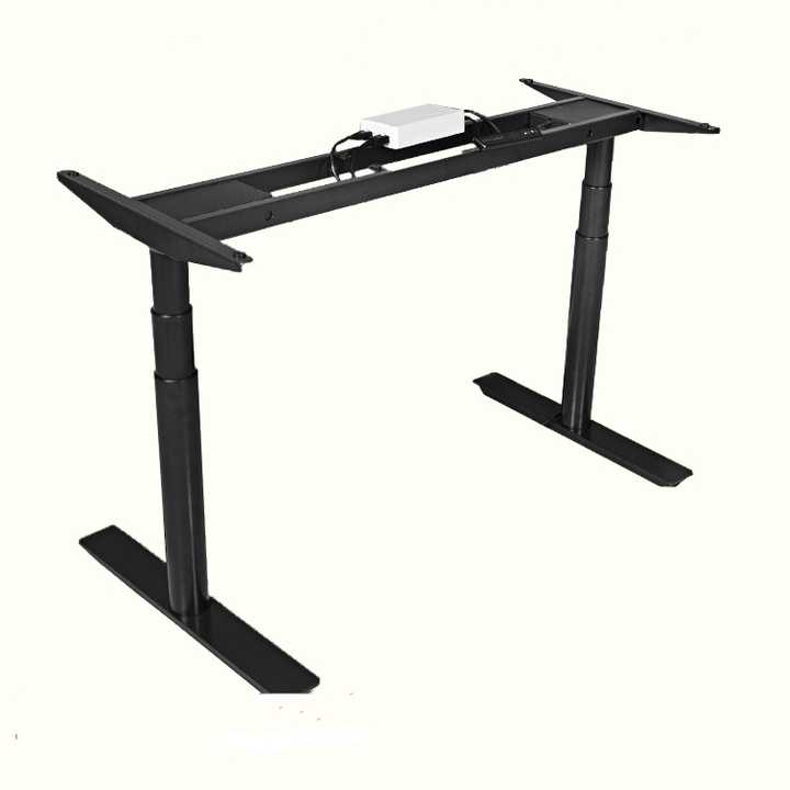 ZGO Dual Motor Ergonomic Steel Table Lift Leg Sit-to-Stand Standing ...