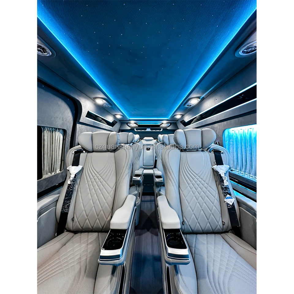 Customized Ceiling Light, Electric Curtains, and Luxurious Car Seats ...
