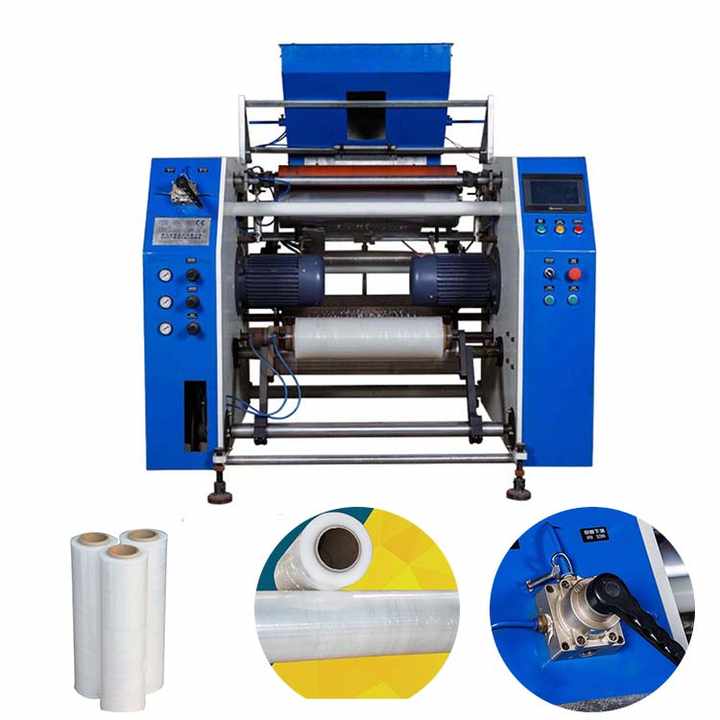 1500 rpm/min totalmente automática de Stretch rebobinadora de película
