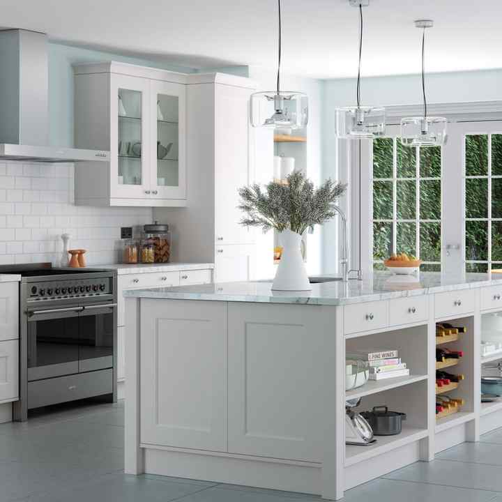Vermonhouzz Customized Modern Modular Shaker Kitchen Cabinets