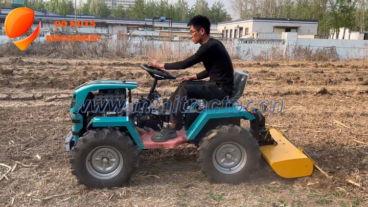 CE Certified 4WD Mini Garden Tractor | 18 HP Multifunctional Mini ...