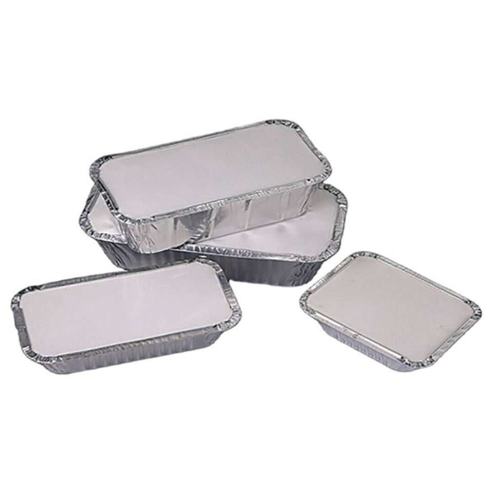 Disposable Eco-Friendly Rectangle Aluminum Foil Pan Container Cookware ...