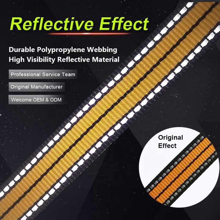 Factory Outlet High Visibiity Reflective Webbing Silver Reflective ...