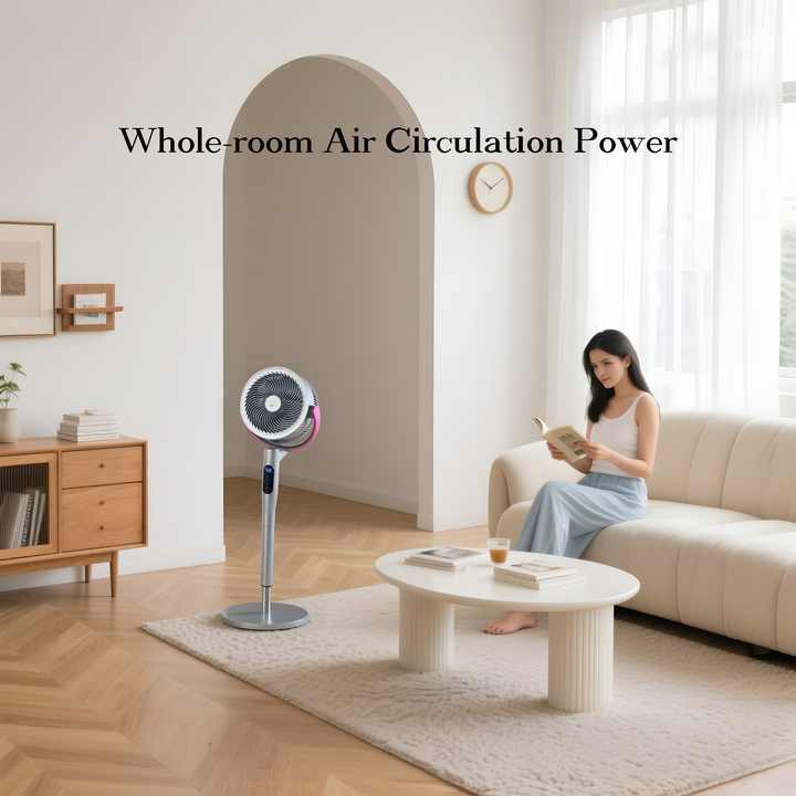 Factory Direct 3-Speed Electric Oscillating Air Circulation Fan Touch ...