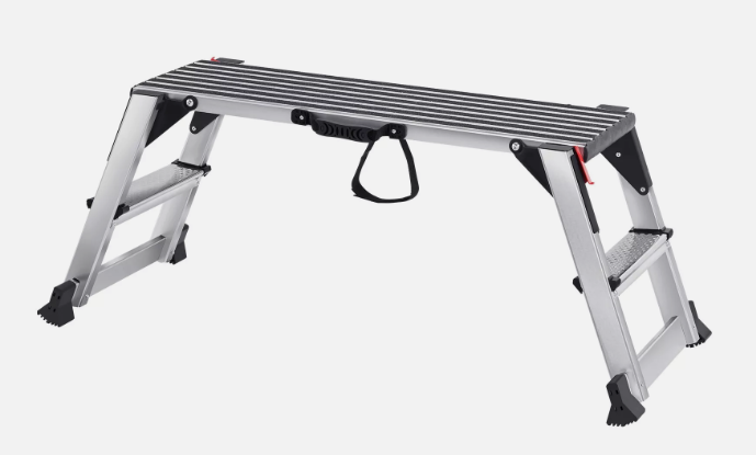 Large 76cm Heavy Duty Aluminium Work Platform Non-Slip Car Washing ...