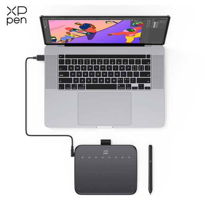 XP-PEN Deco 640 - 16K Pen Pressure Digital Tablet for Design