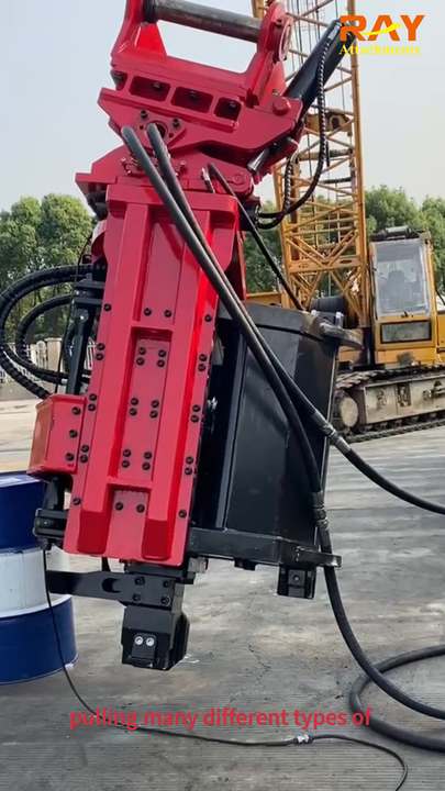 Side Grip Vibro Sheet Pile - High Efficiency Piling Hammers