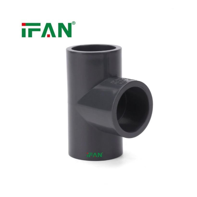 IFAN Anti Corrosion Upvc Elbow Fittings Black 20mm Socket Elbow Tee Pvc ...