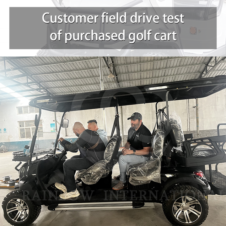 Cheap Electric Golf Cart - 4 Wheel 6 Seater off Road Utility