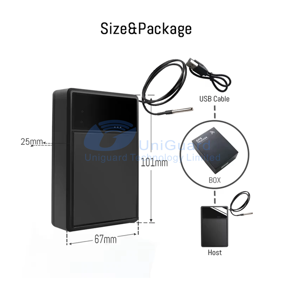 Long-Lasting 10000mAh Battery GPS Tracker Strong Magnet Installation ...