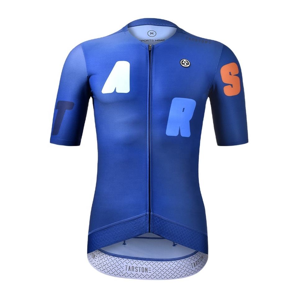 Tarstone New Design Custom Funny Blue Cycling Jersey Aero Shirts for ...