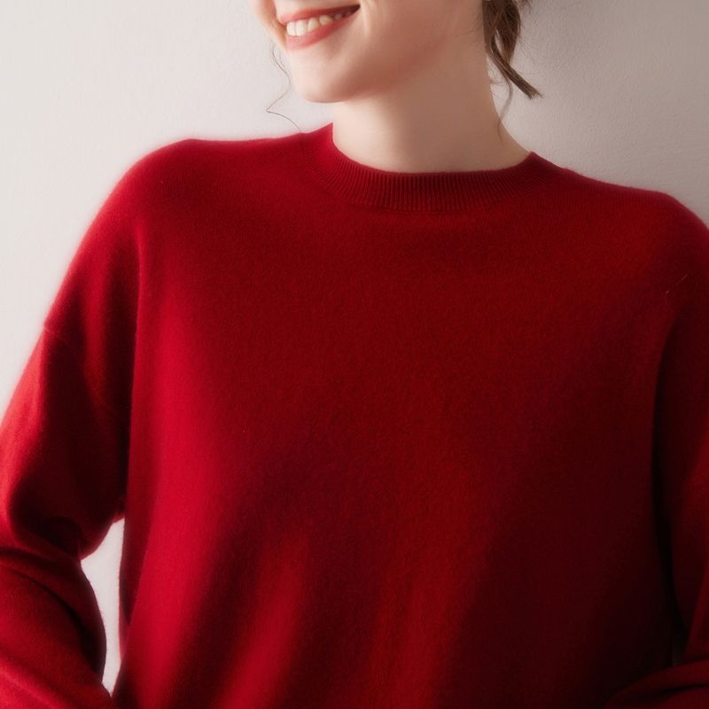 Women's Round Neck Sweaters Cashmere Sweaters Manufacturer Direct ...