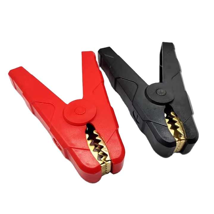 Fully Insulated Car Battery Clamps - 500A Alligator Clips