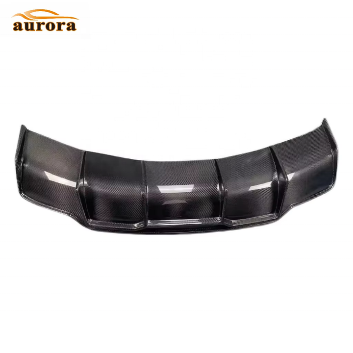 For Tesla Model 3 Body Kit Dry Carbon Fiber V-shaped Front Lip Side ...